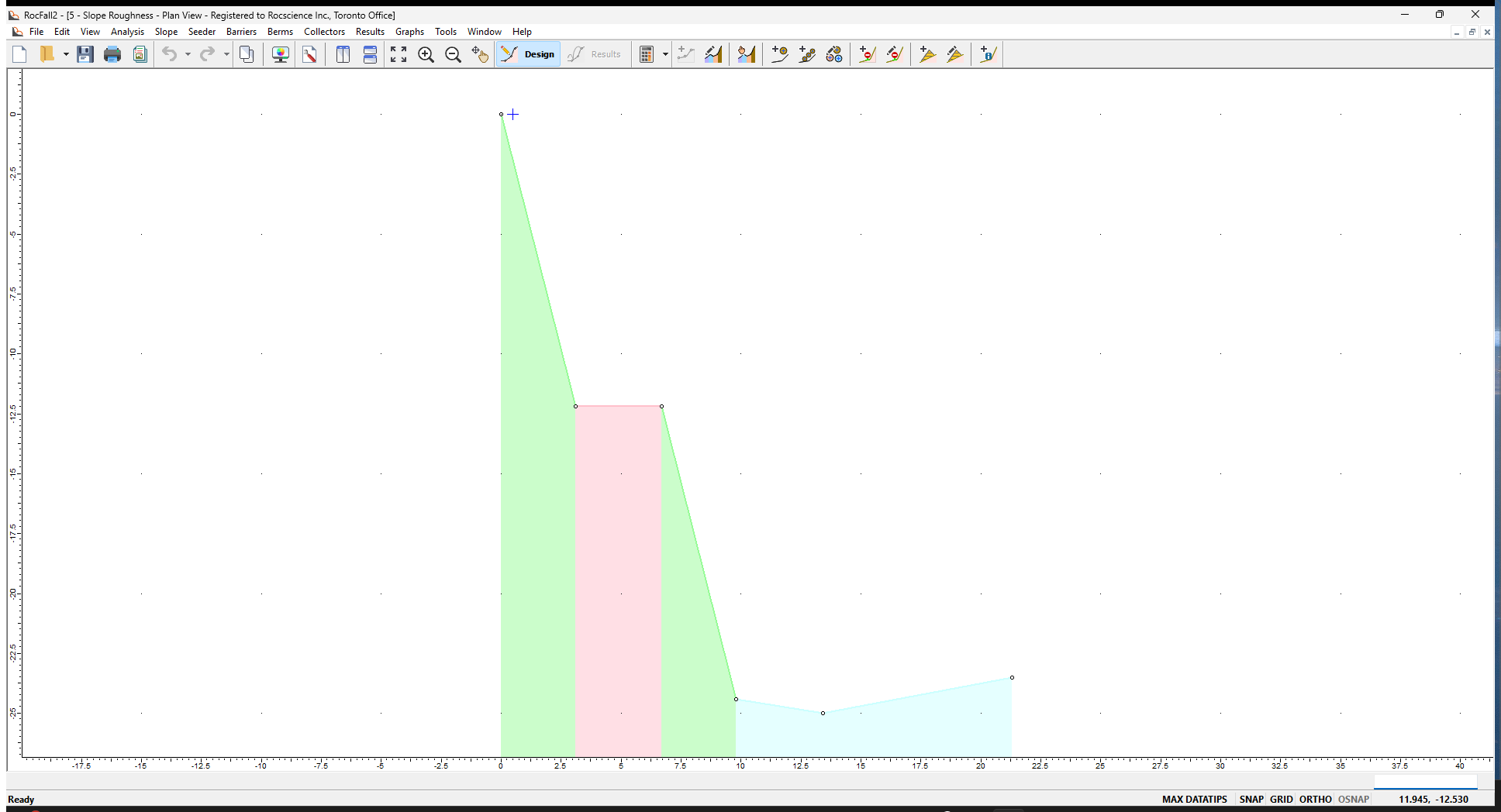 RocFall2 Tutorials | 5 - Slope Roughness